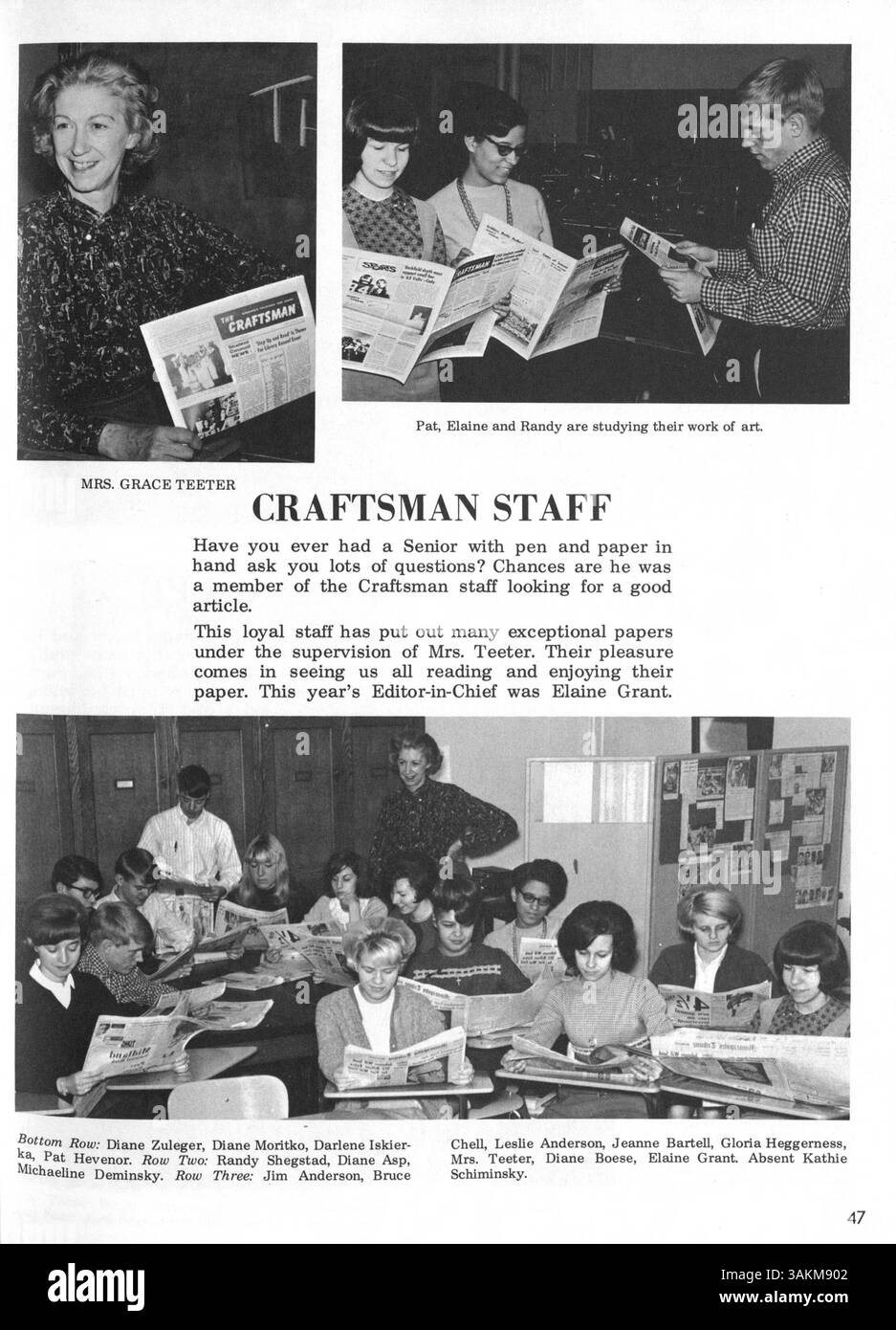 This high school yearbook documents key events of the 1965-1966 school ...