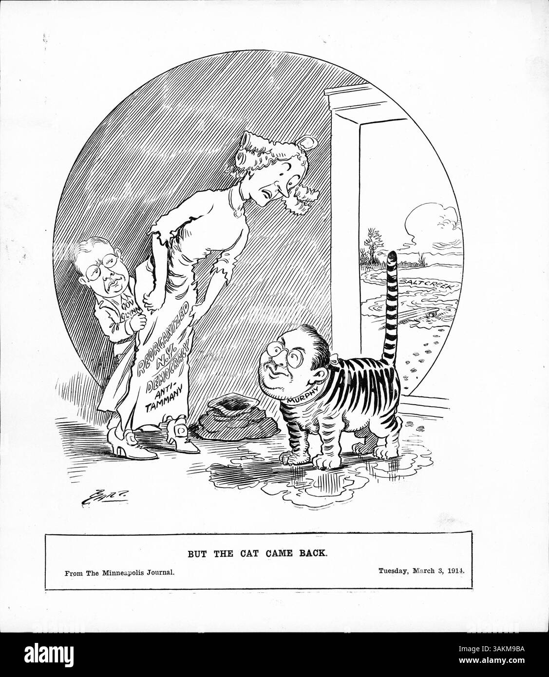This political cartoon depicts Charles F. Murphy, boss of Tammany Hall ...