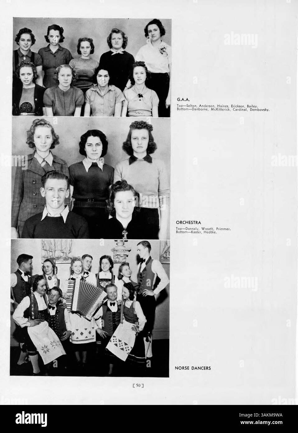 The 1939 edition of South High’s Tiger yearbook documents the student ...
