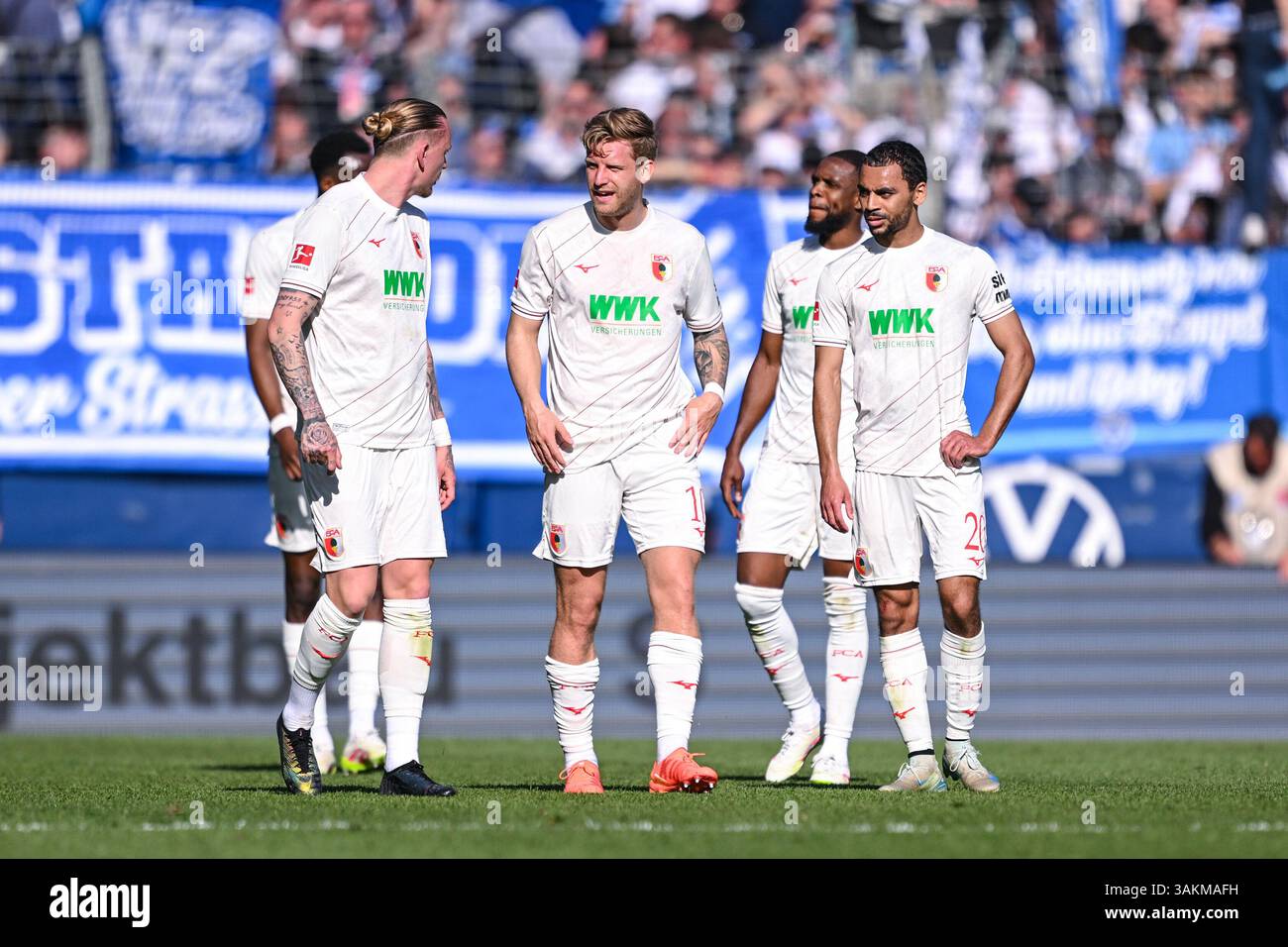 12.04.2025, Fussball, Bundesliga, 29.Spieltag Saison 2024/2025, VfL ...