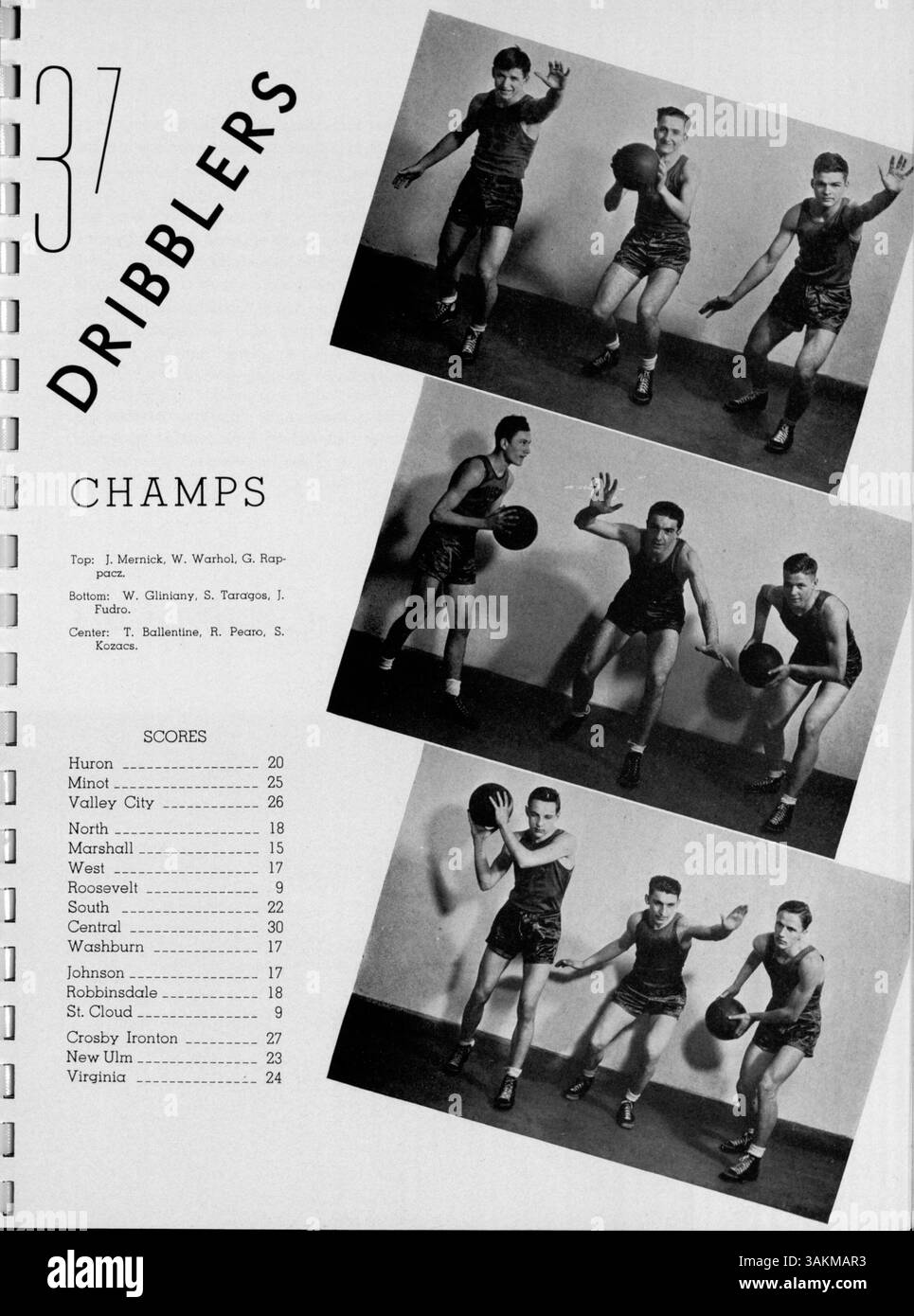 The 1937 'Wizard' yearbook from Edison High School features a detailed ...