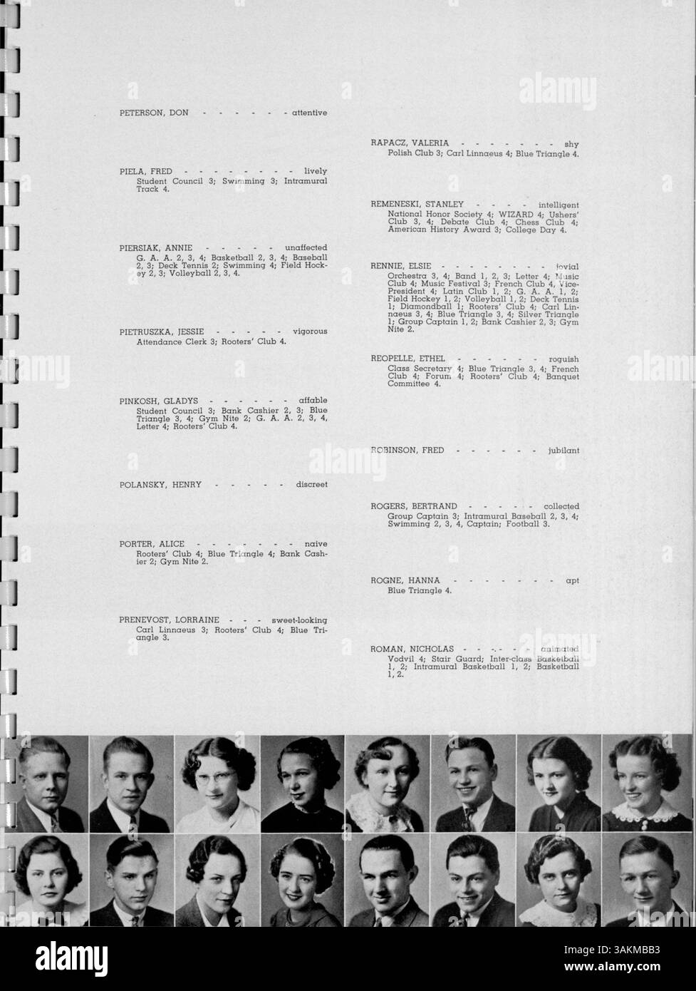 The 1937 'Wizard' Yearbook from Edison High School highlights the ...