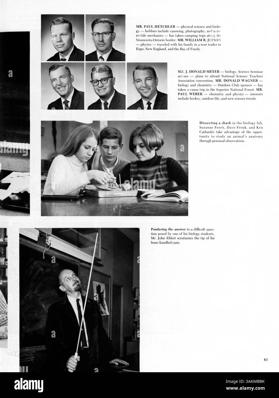 The 1968 'Whigrean 68' yearbook from Edina High School showcases students, faculty, school clubs ...