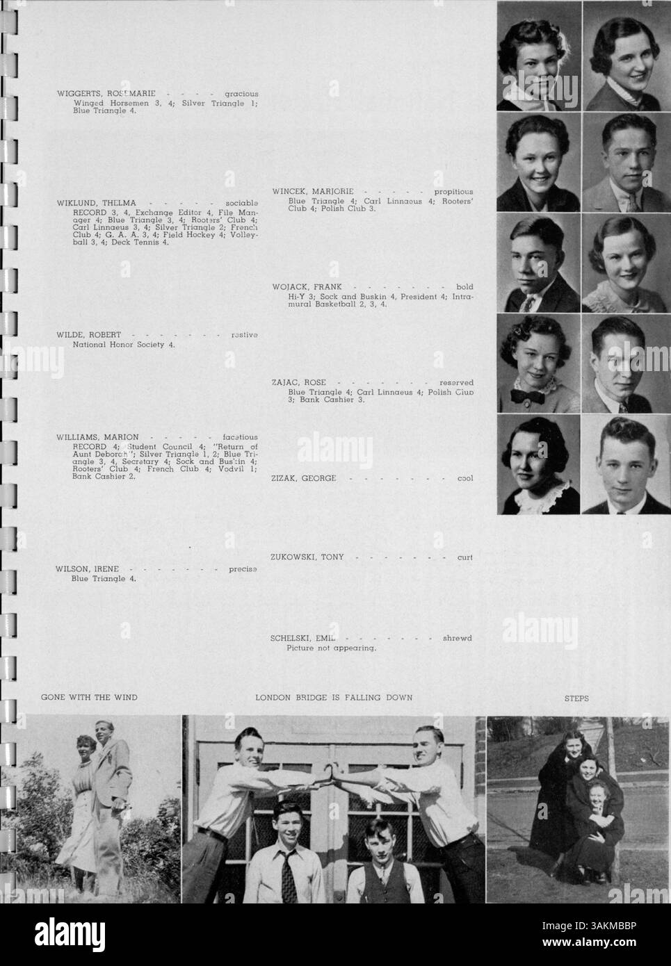 Edison High School's 1937 yearbook showcases the students, faculty ...