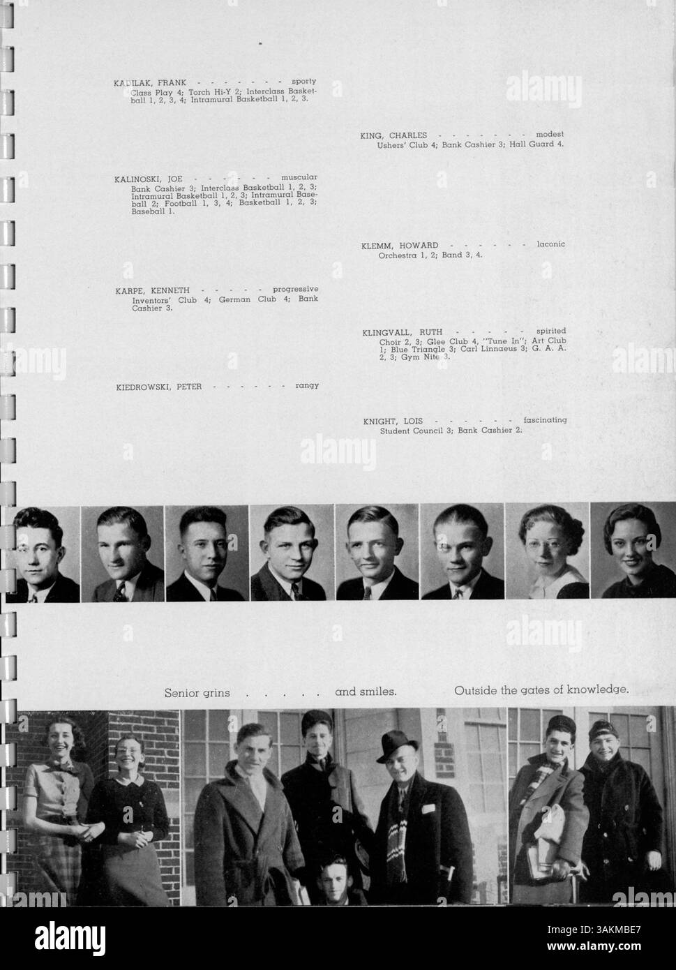 The 1937 Edison Yearbook, 'Wizard,' commemorates the academic and ...