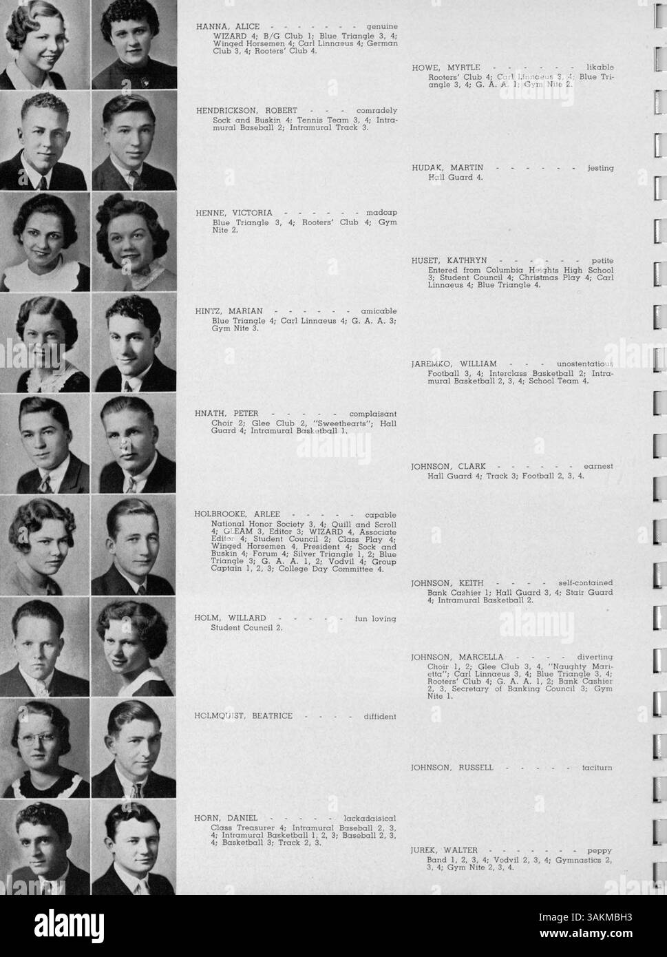 This high school yearbook documents the students, teachers ...