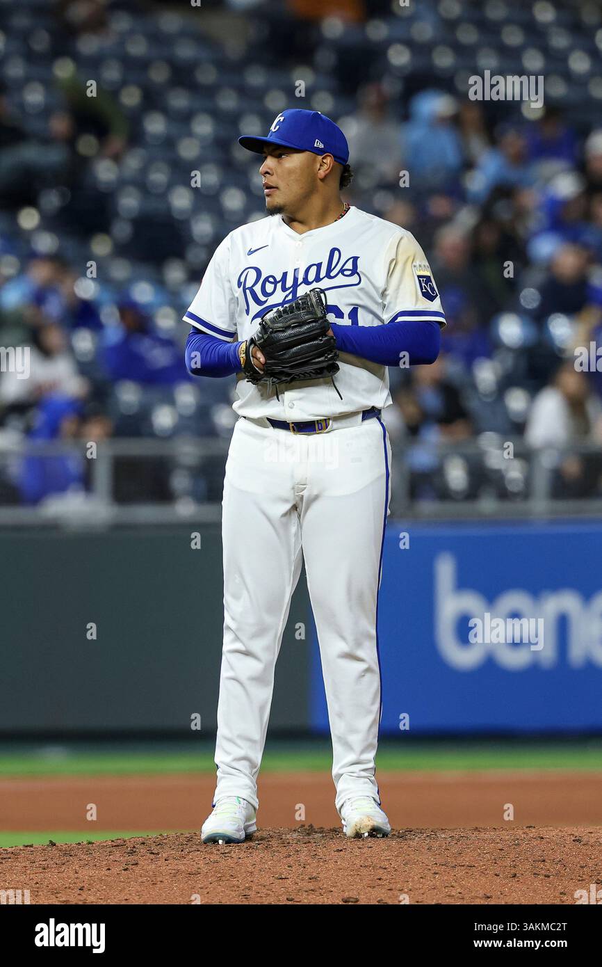 April 8, 2025: Kansas City Royals relief pitcher Angel Zerpa (61 ...