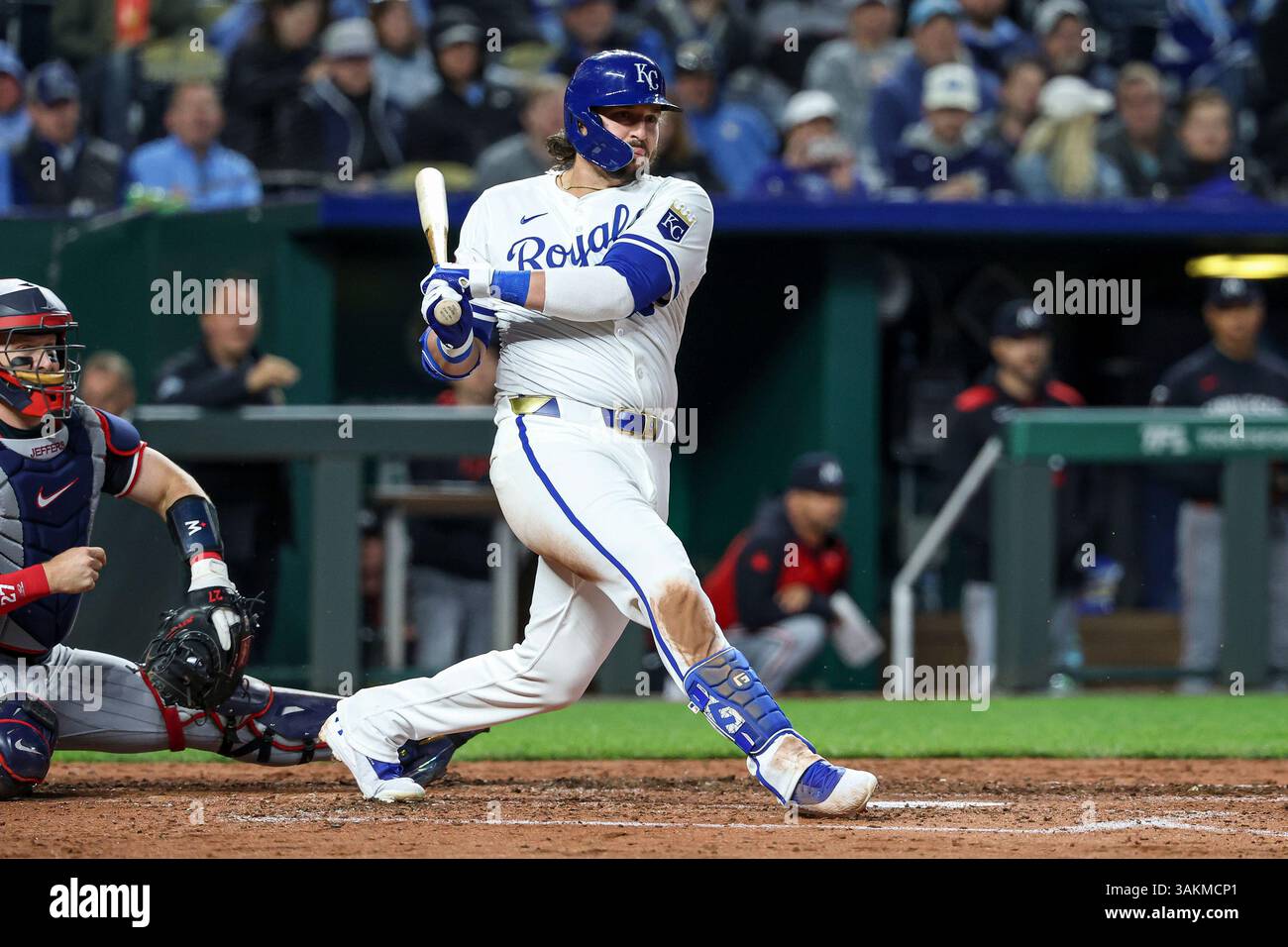 April 8, 2025: Kansas City Royals first baseman Vinnie Pasquantino (9 ...