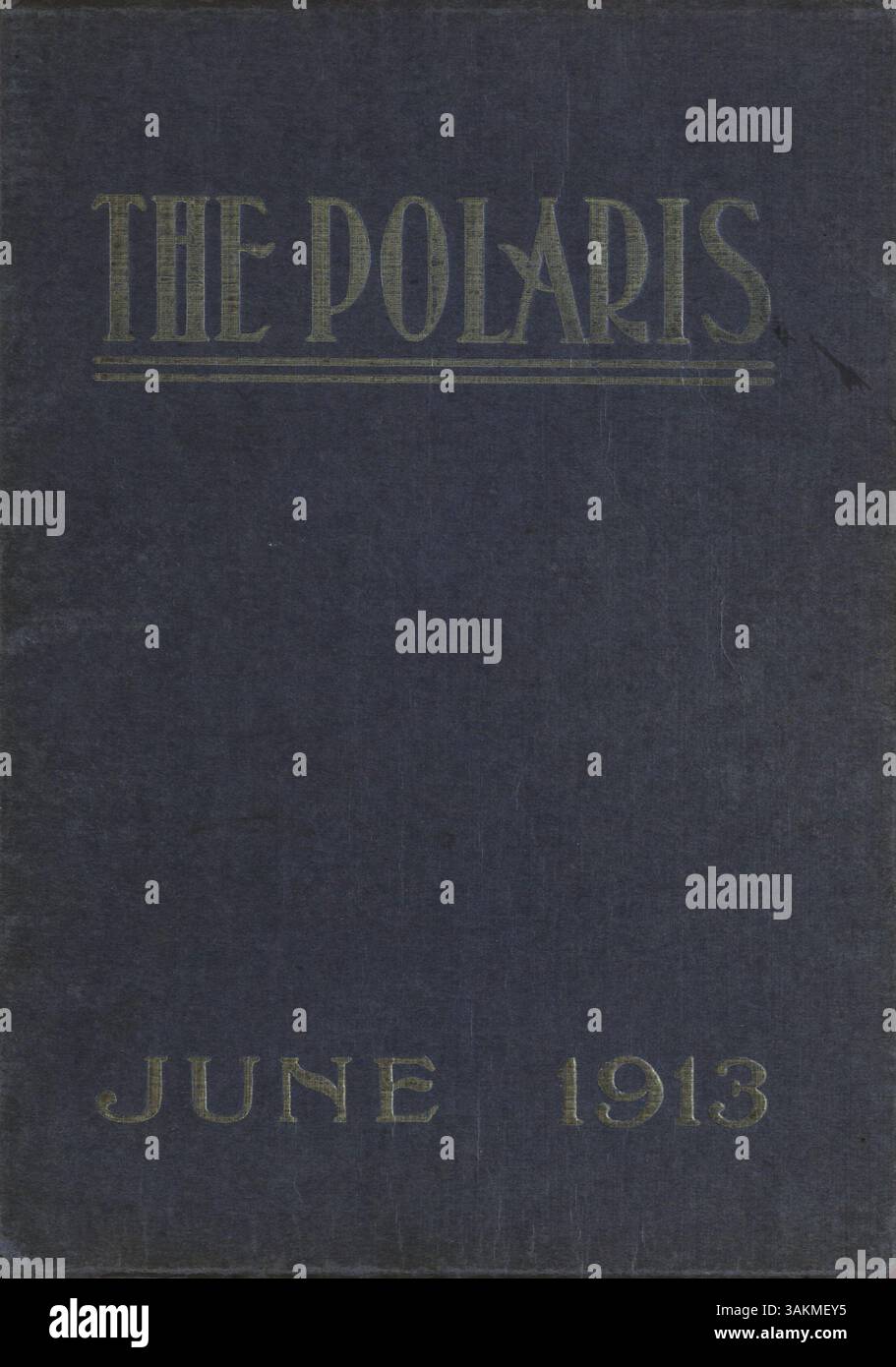 The 1913 North High School yearbook, 'Polaris,' documents the students ...