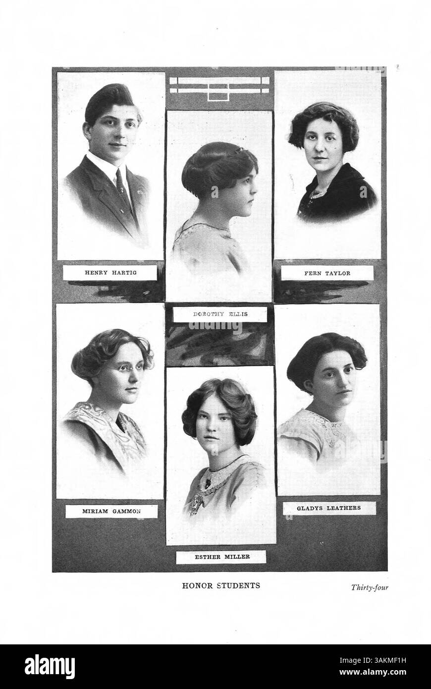 'Polaris', the 1913 North High yearbook, details the students, staff ...