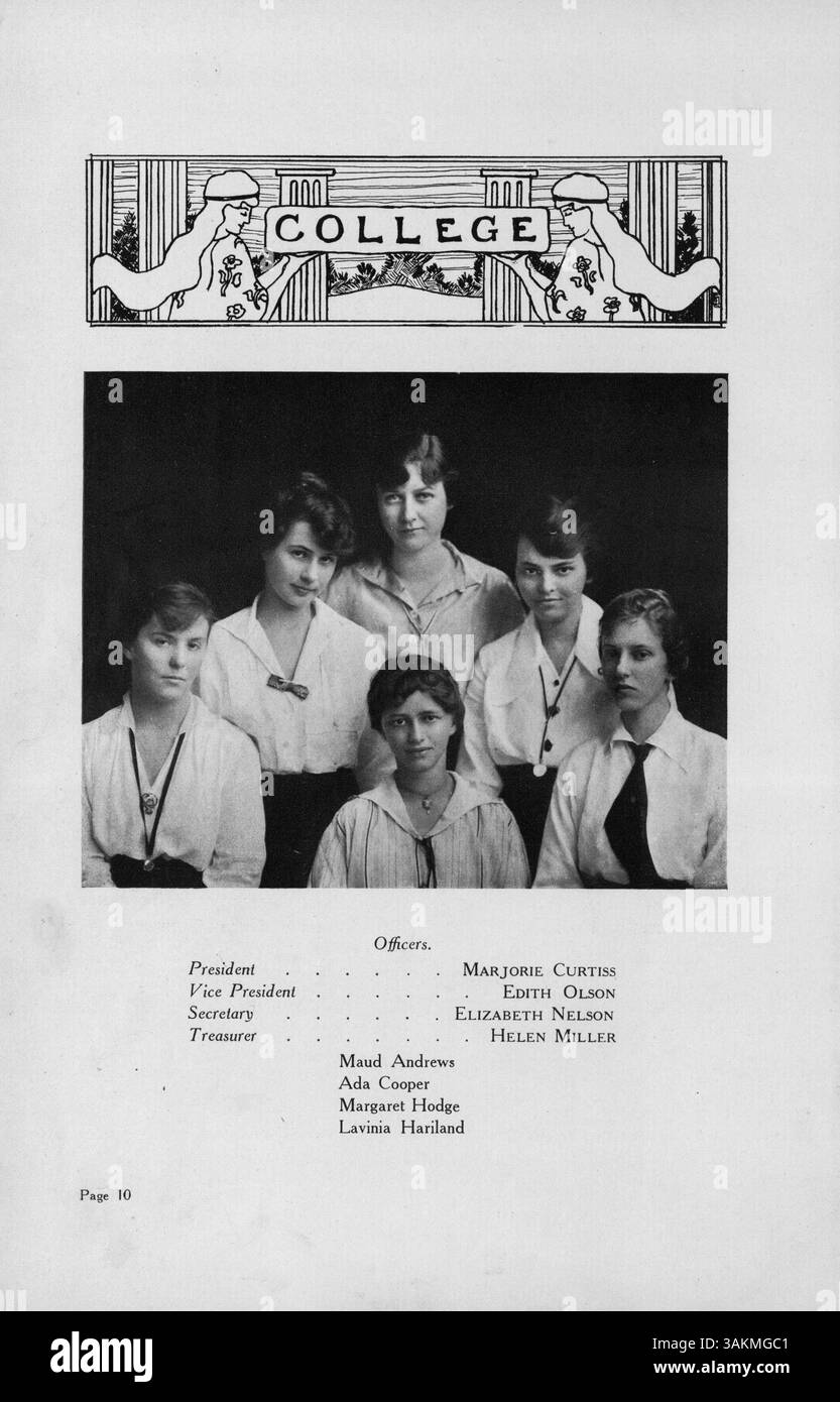 This high school yearbook from 1916 captures the students, faculty ...
