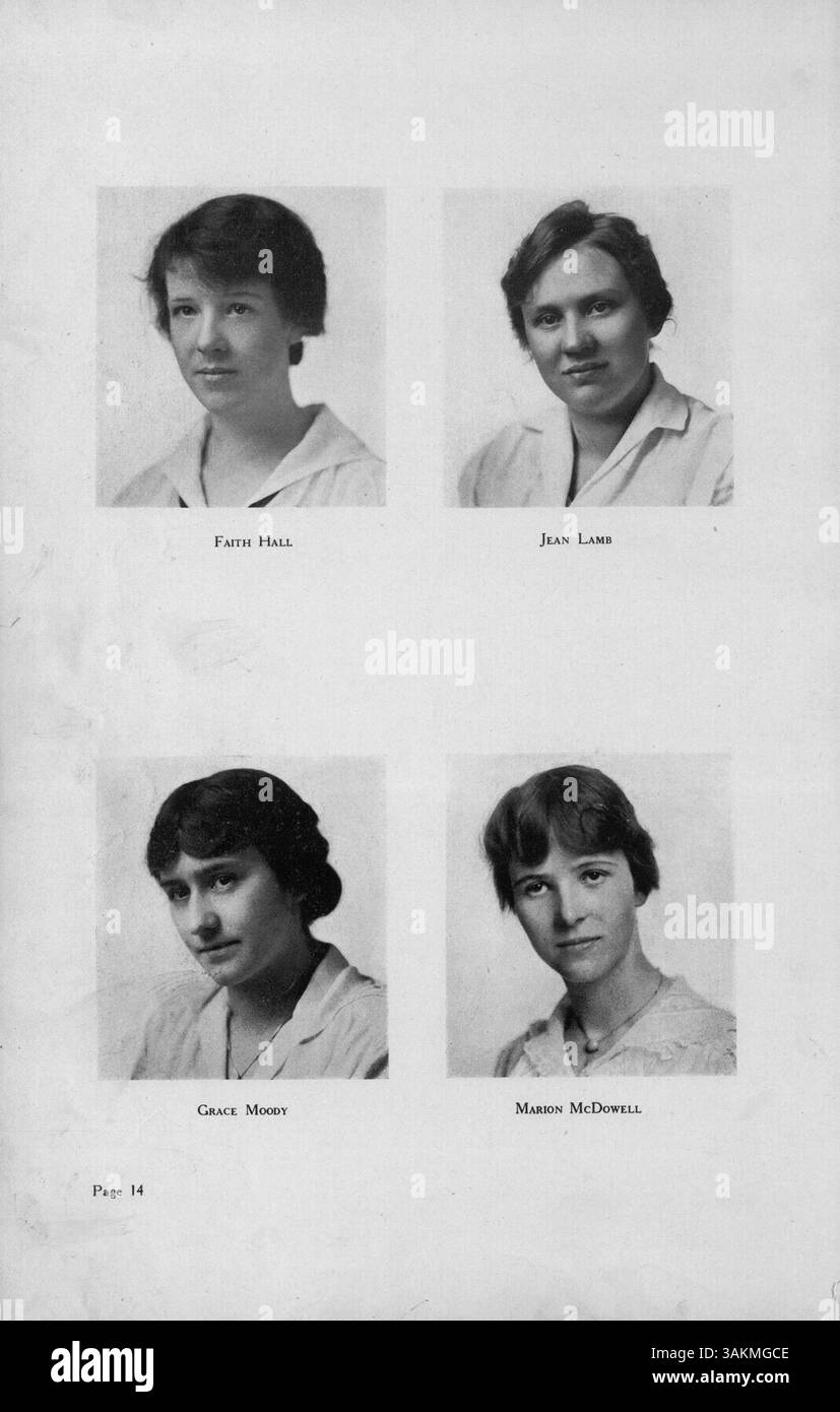 This high school yearbook from 1916 captures the students, faculty ...