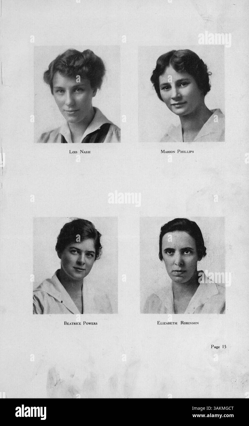 This high school yearbook from 1916 captures the students, faculty ...