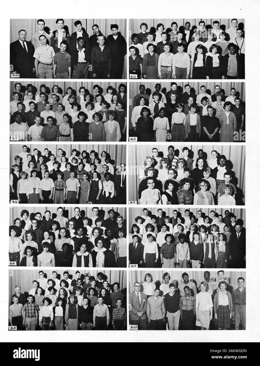 This yearbook from Phillips Junior High School documents the students ...