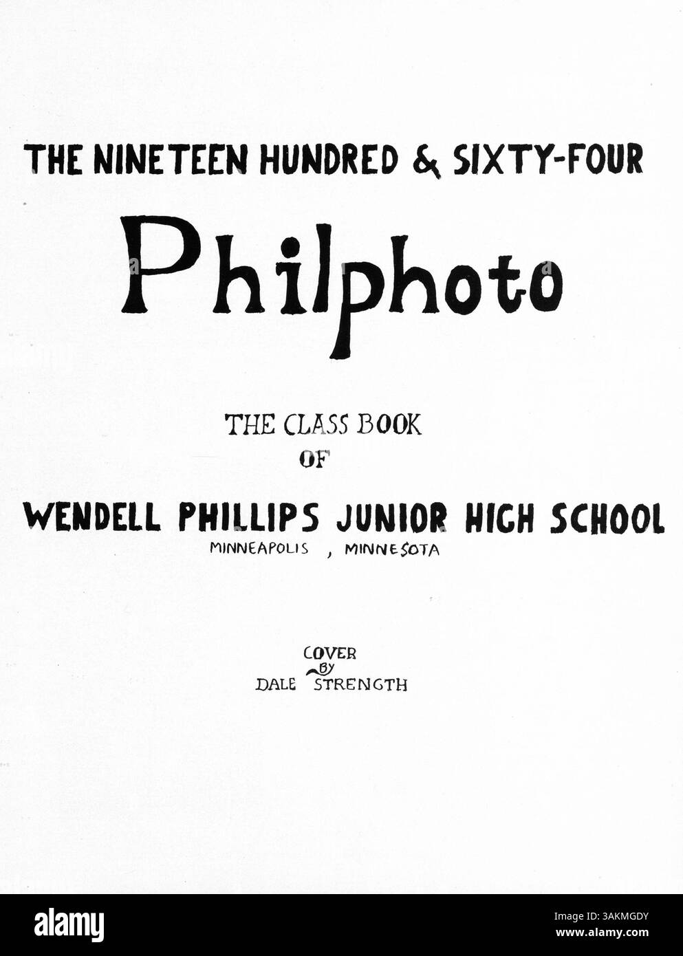 This yearbook from Phillips Junior High School documents the students ...