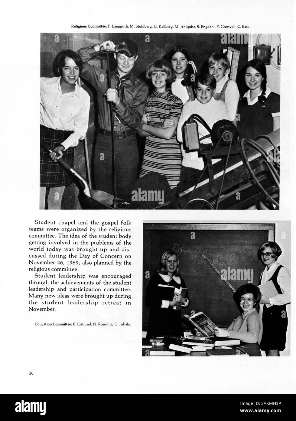 Minnehaha Academy's 1970 'Antler' yearbook documents the 1969-1970 school year, showcasing ...