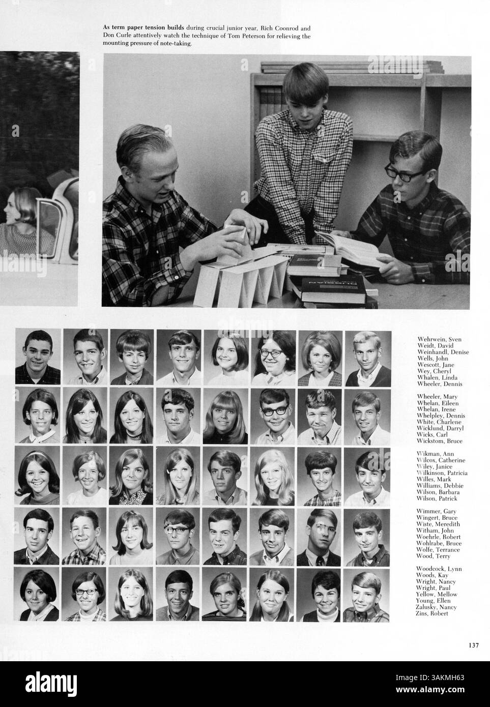 The 1968 edition of Edina High School's Whigrean yearbook showcases the academic and ...