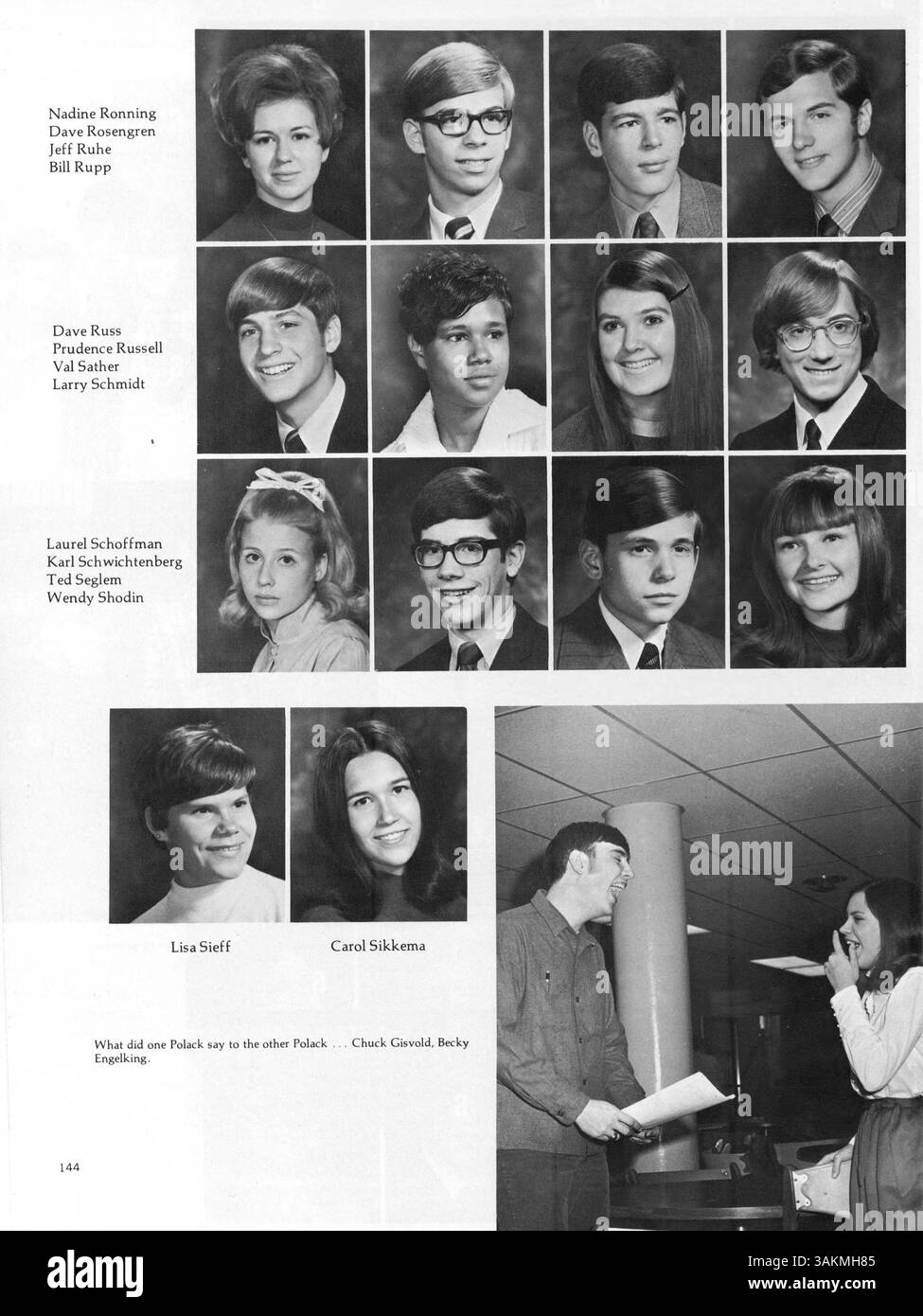 The 1970 'Antler' yearbook highlights key moments from Minnehaha ...