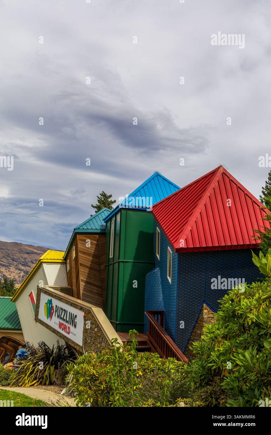 Wanaka, New Zealand - March 1, 2025: Puzzling World, a tourist ...