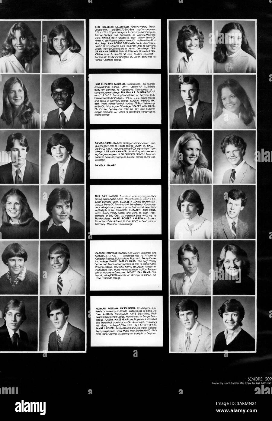 This high school yearbook, Windigo '81, captures the essence of Edina West High School during ...