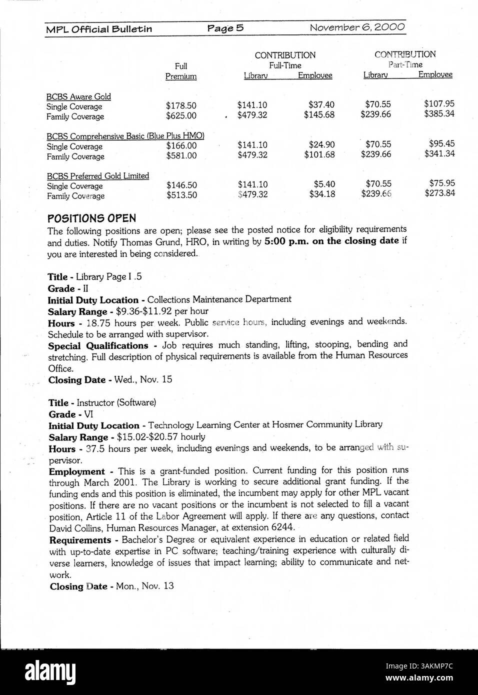 The Minneapolis Public Library Official Bulletin from 2000 provides ...