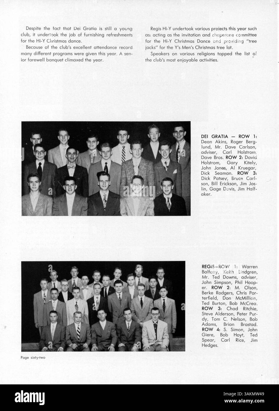 This 1953 yearbook from Edina-Morningside High School documents student ...