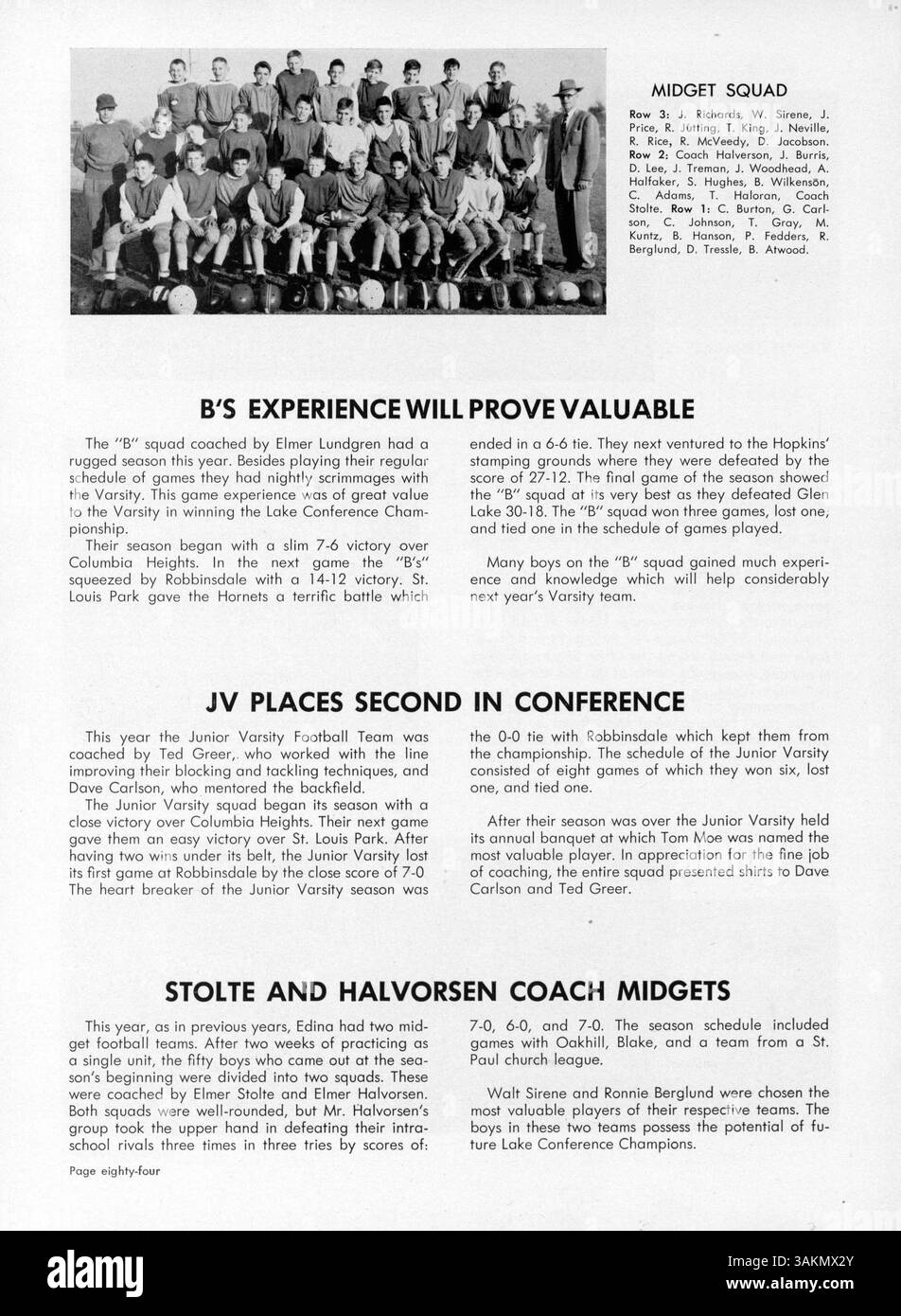 The 1953 yearbook from Edina-Morningside High documents the school's ...