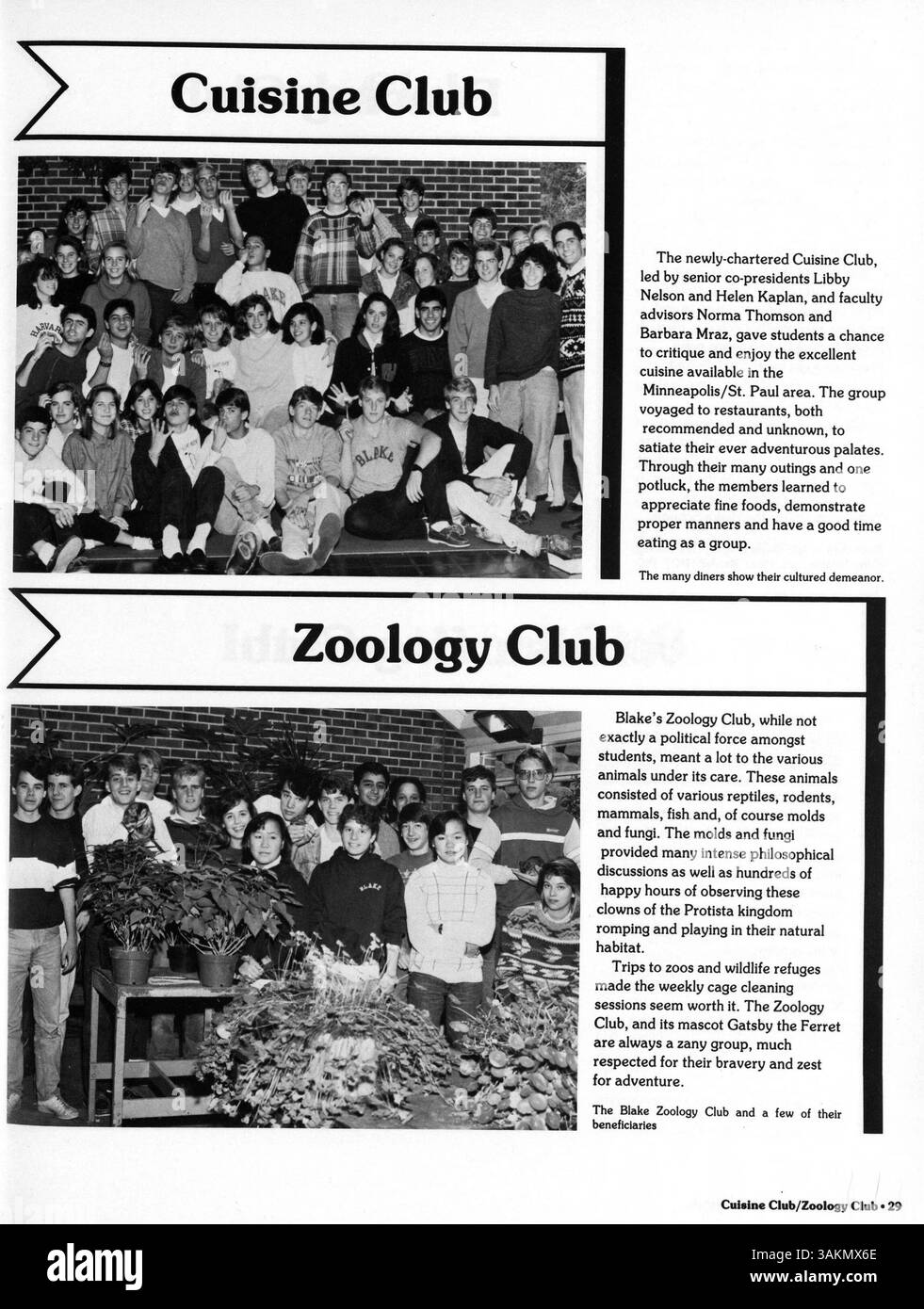 'Reflections 1987,' the Blake Yearbook, chronicles the events, activities, and accomplishments ...