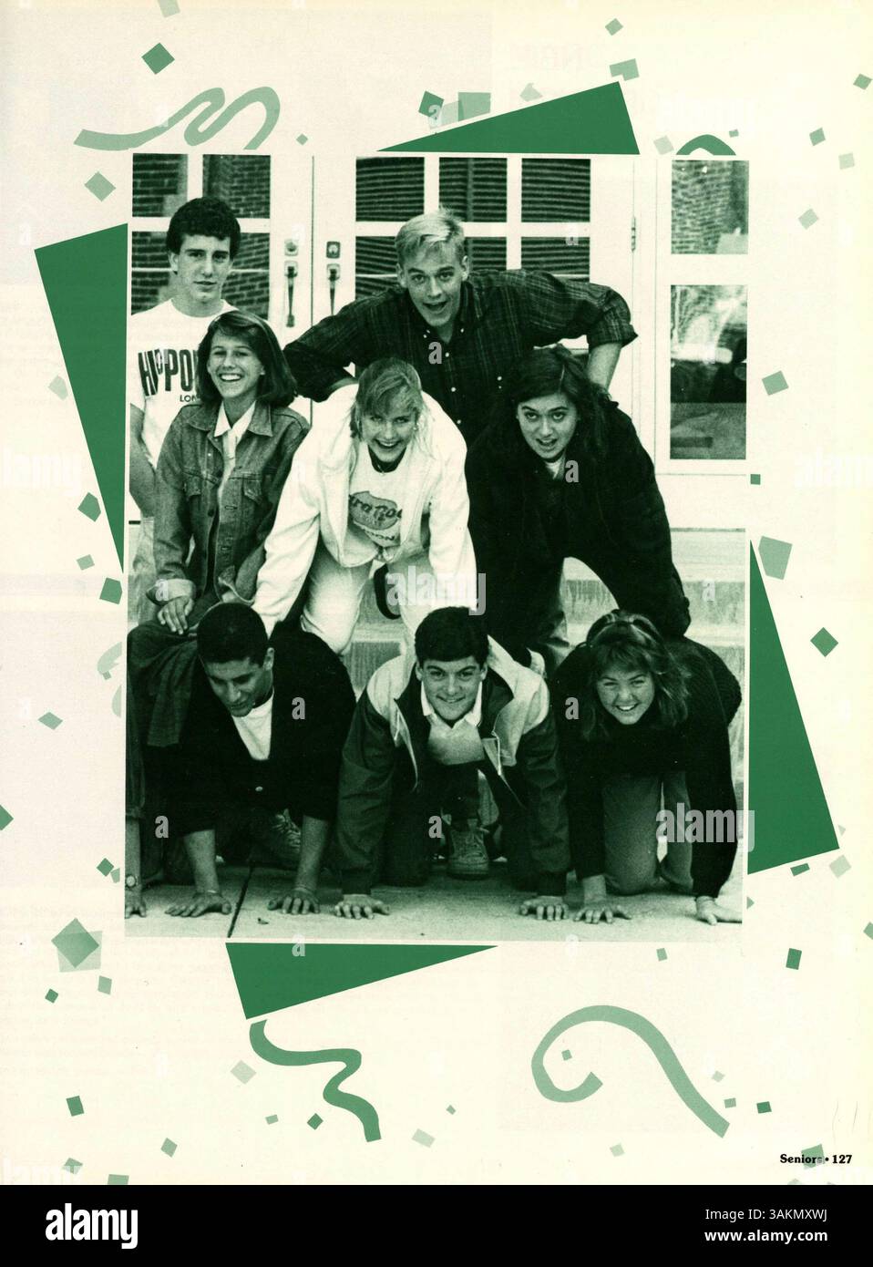 The 1987 Blake Yearbook, 'Reflections,' captures significant student ...