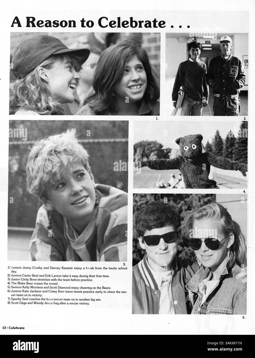 Blake High School's 1987 yearbook, 'Reflections,' offers a thorough overview of the 1986-1987 ...
