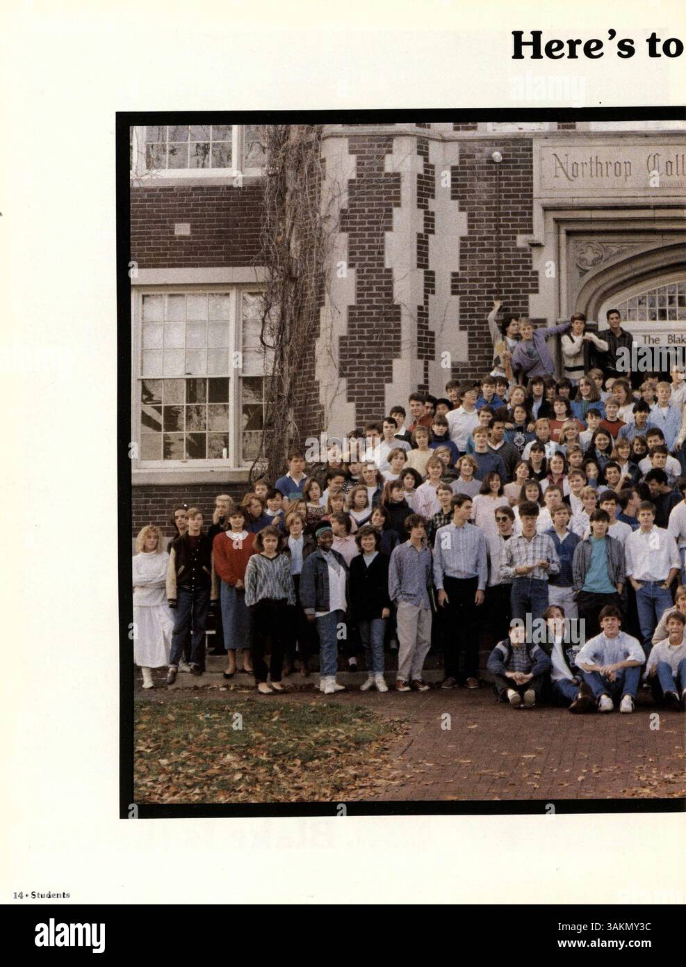 Blake High School's 1987 yearbook, 'Reflections,' documents the school ...