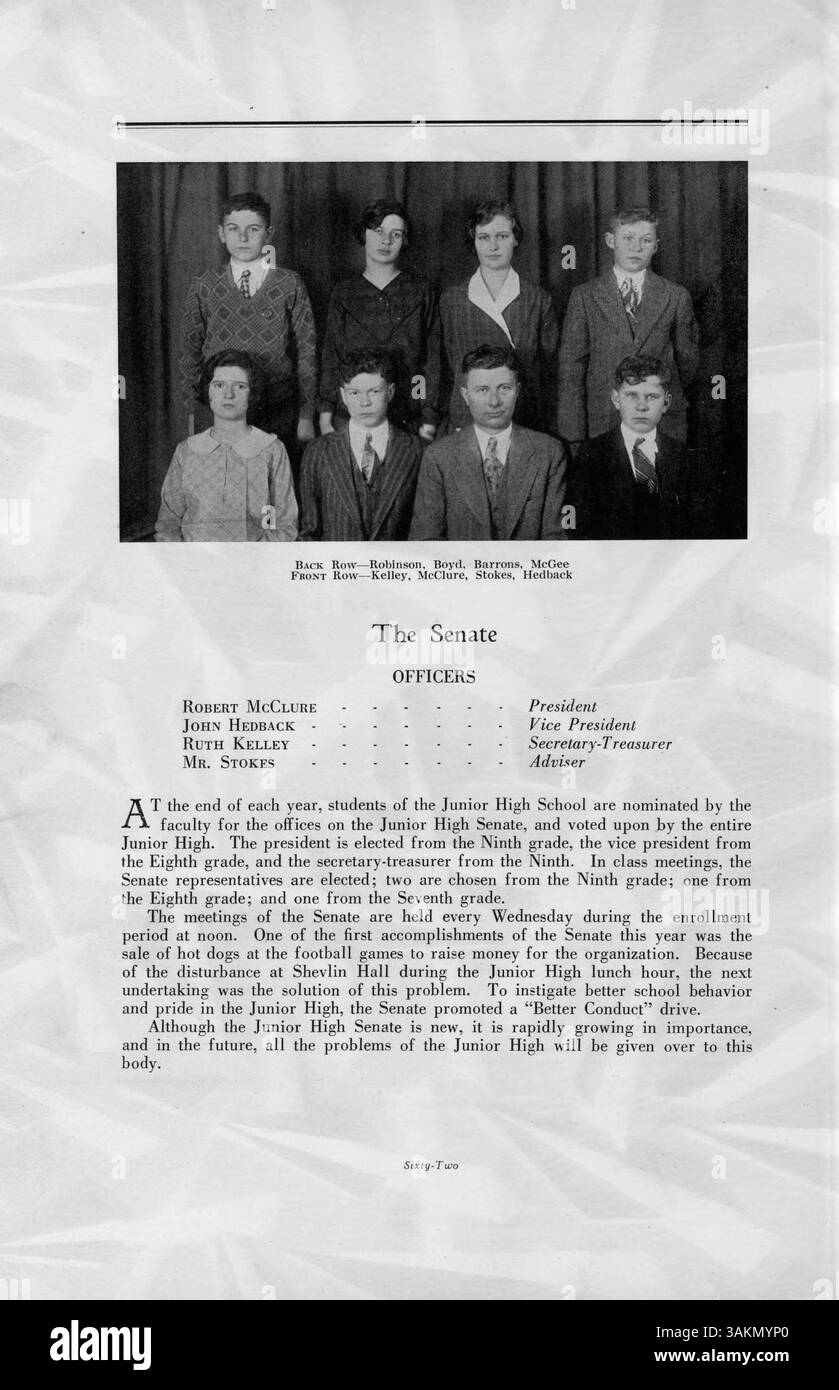 The 1930 University High Yearbook offers a snapshot of student life ...