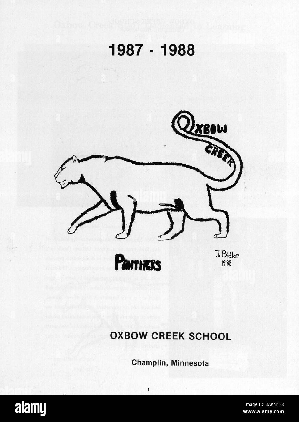 This 1988 yearbook from Oxbow Creek Elementary School features ...