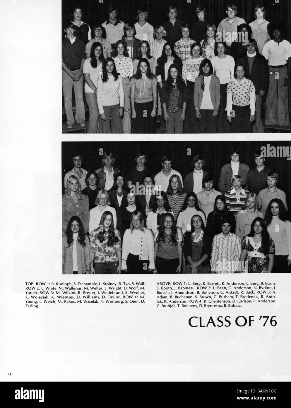 This 1975 high school yearbook, 'Orator 75', documents the students ...
