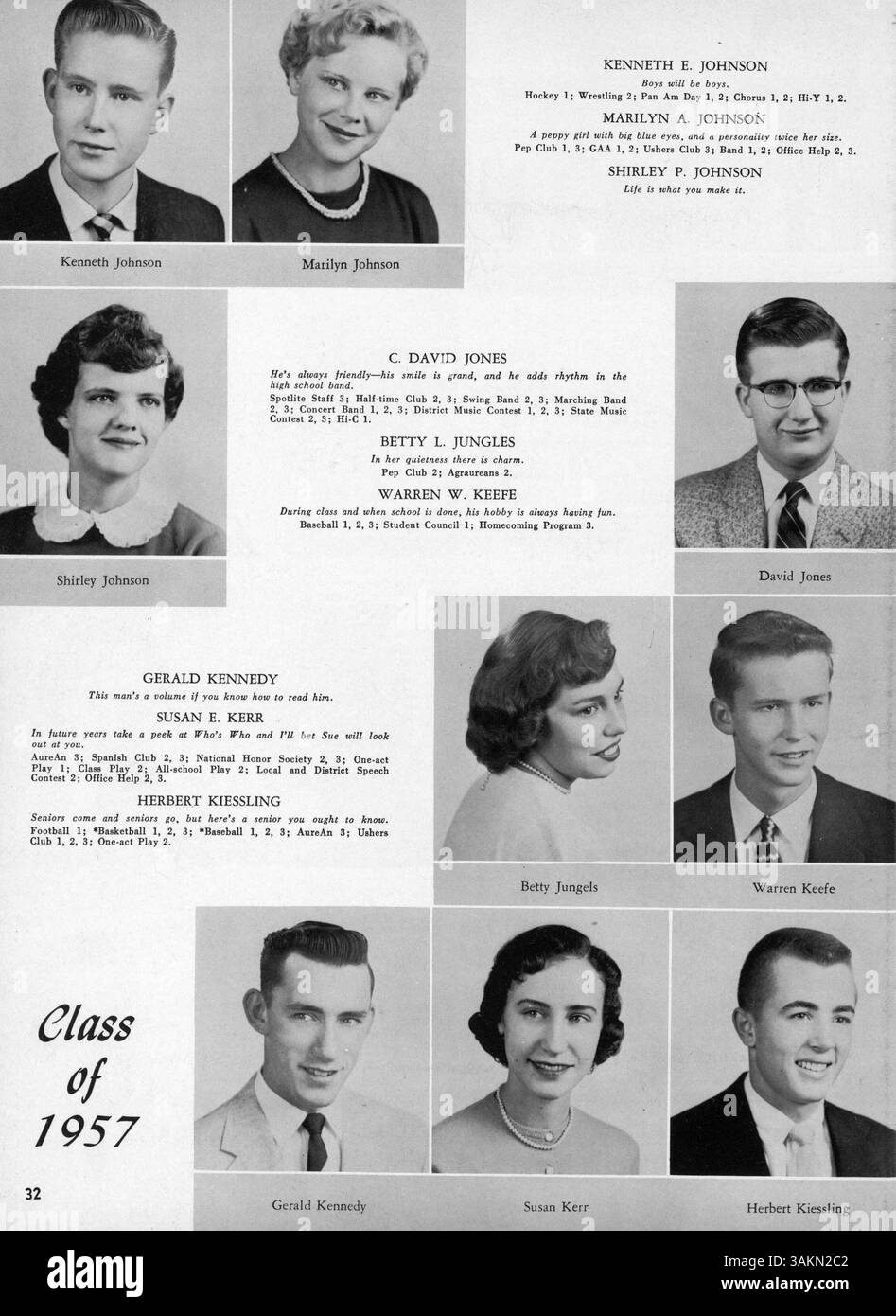 The 1957 Aurean Yearbook from Richfield High School offers a glimpse ...
