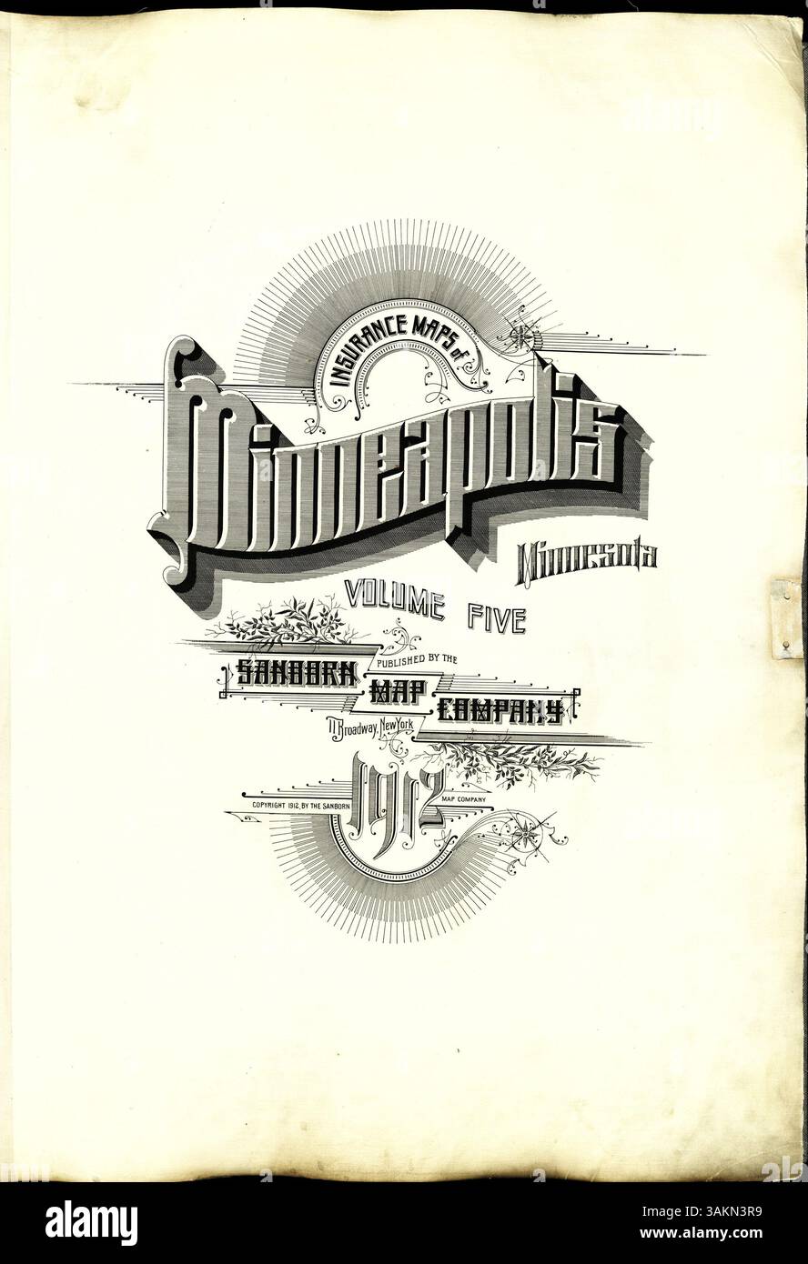 Sanborn Insurance Maps of Minneapolis, Volume 5, depict the city's ...