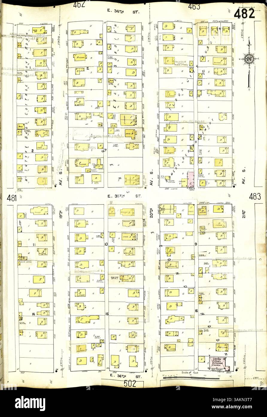 This volume of Sanborn Insurance Maps charts the history of Minneapolis ...
