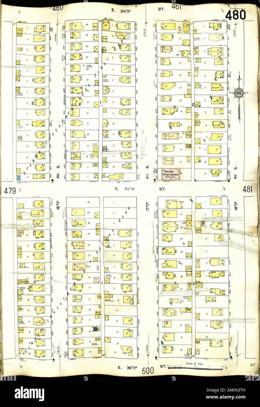 This volume of Sanborn Insurance Maps provides detailed fire insurance ...
