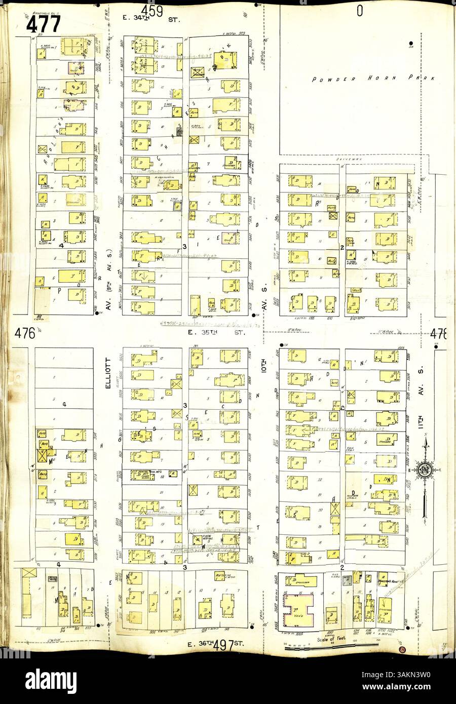 The Sanborn Insurance Maps of Minneapolis from 1912 to 1930 provide ...