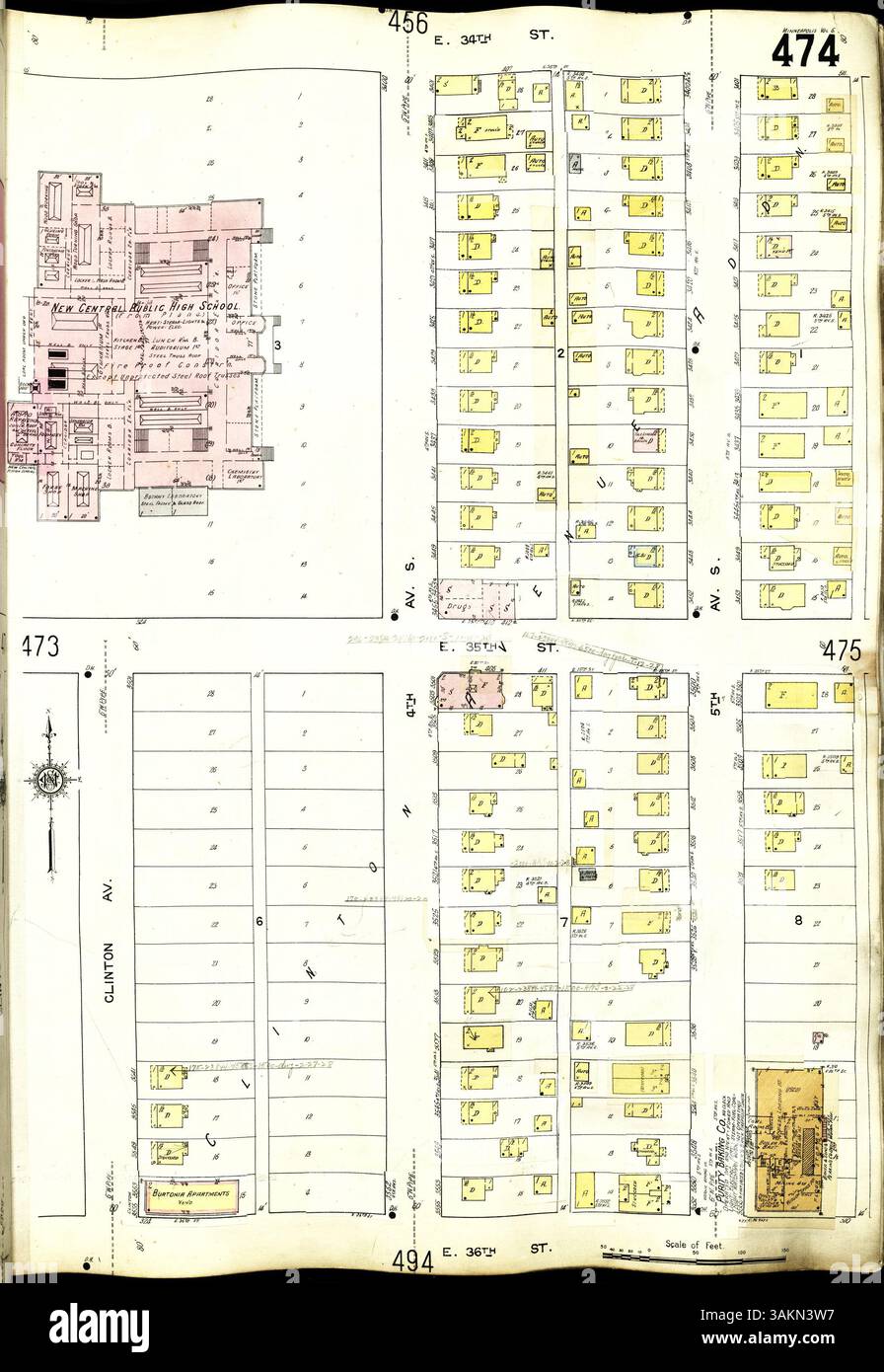 Volume 5 of the Sanborn Insurance Maps series from 1912 to 1930 ...