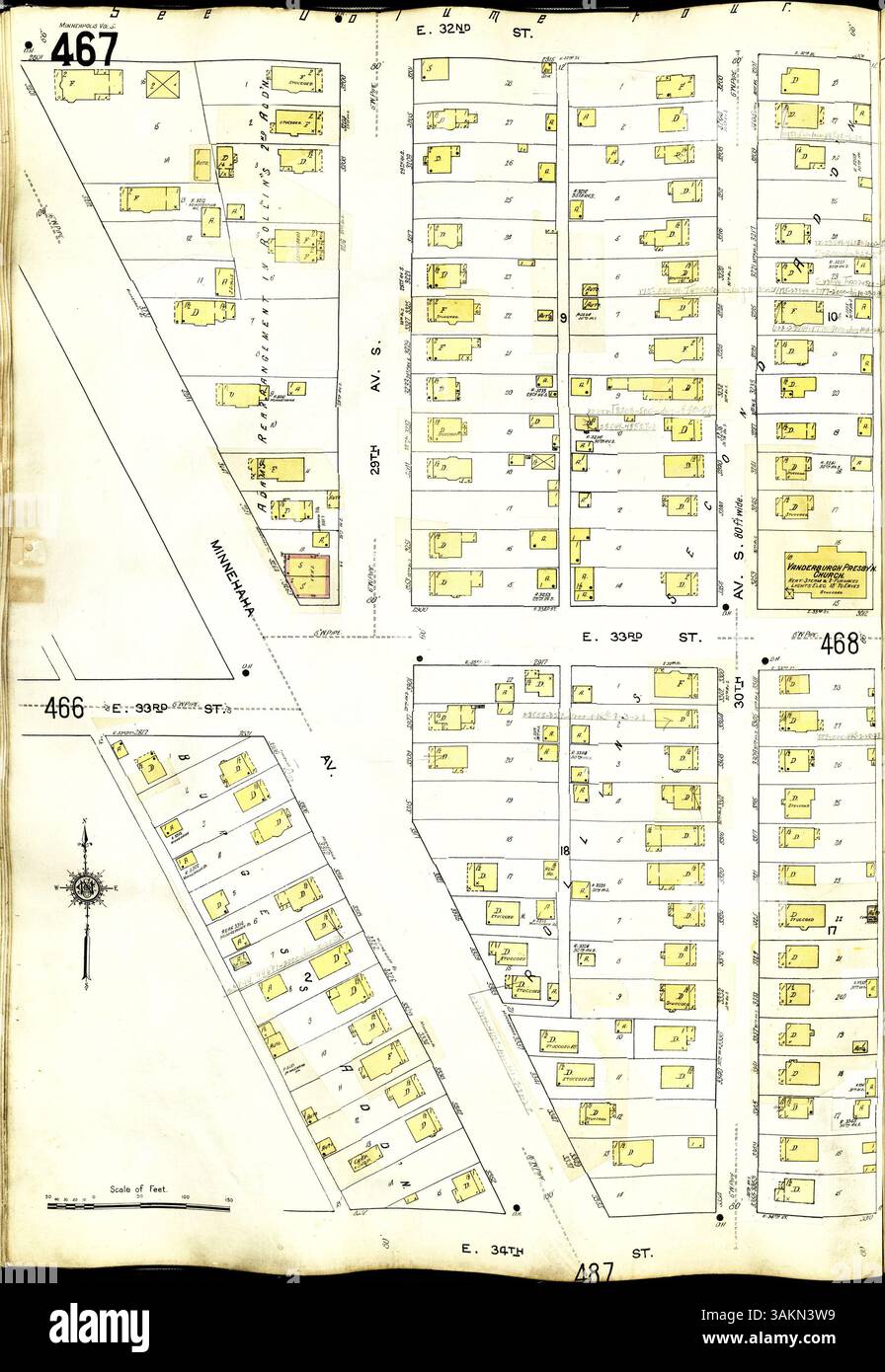 Sanborn fire insurance maps of Minneapolis document the city's ...
