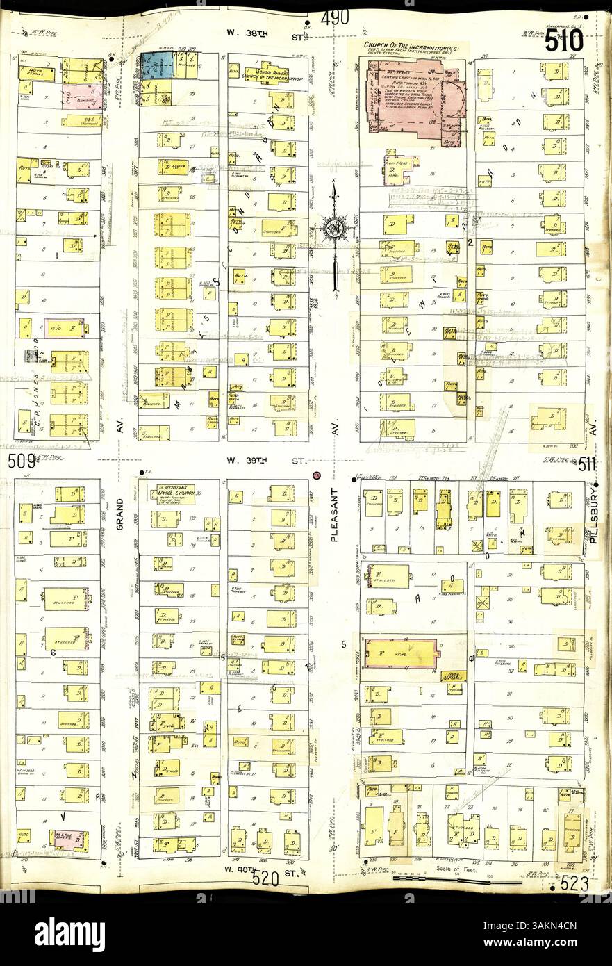The Sanborn Insurance Maps of Minneapolis, Volume 5, provide detailed ...