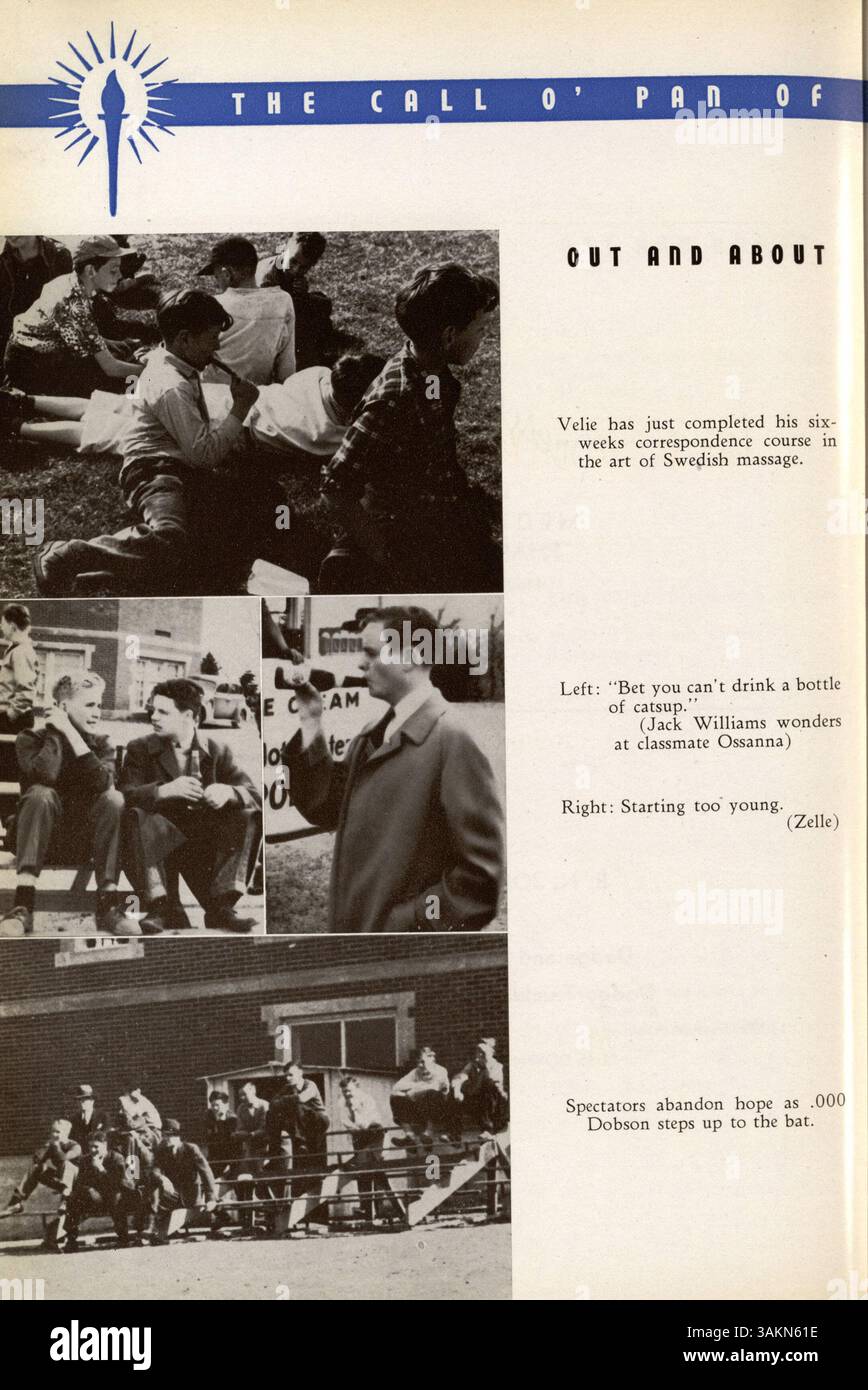 The 1940 'Call-O'-Pan' yearbook from Blake High School provides a ...