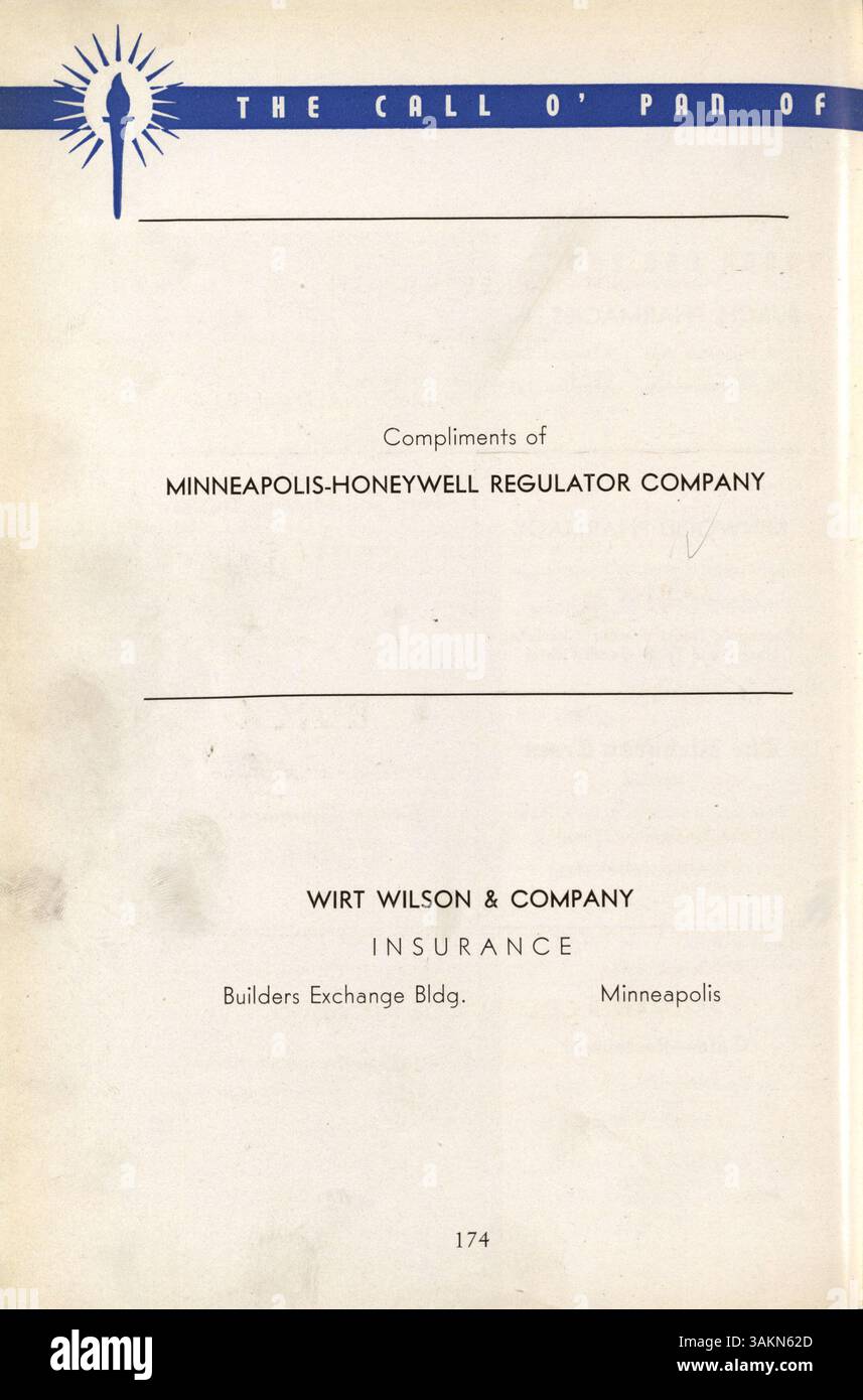 The 1940 'Call-O'-Pan' yearbook from Blake High School offers a ...
