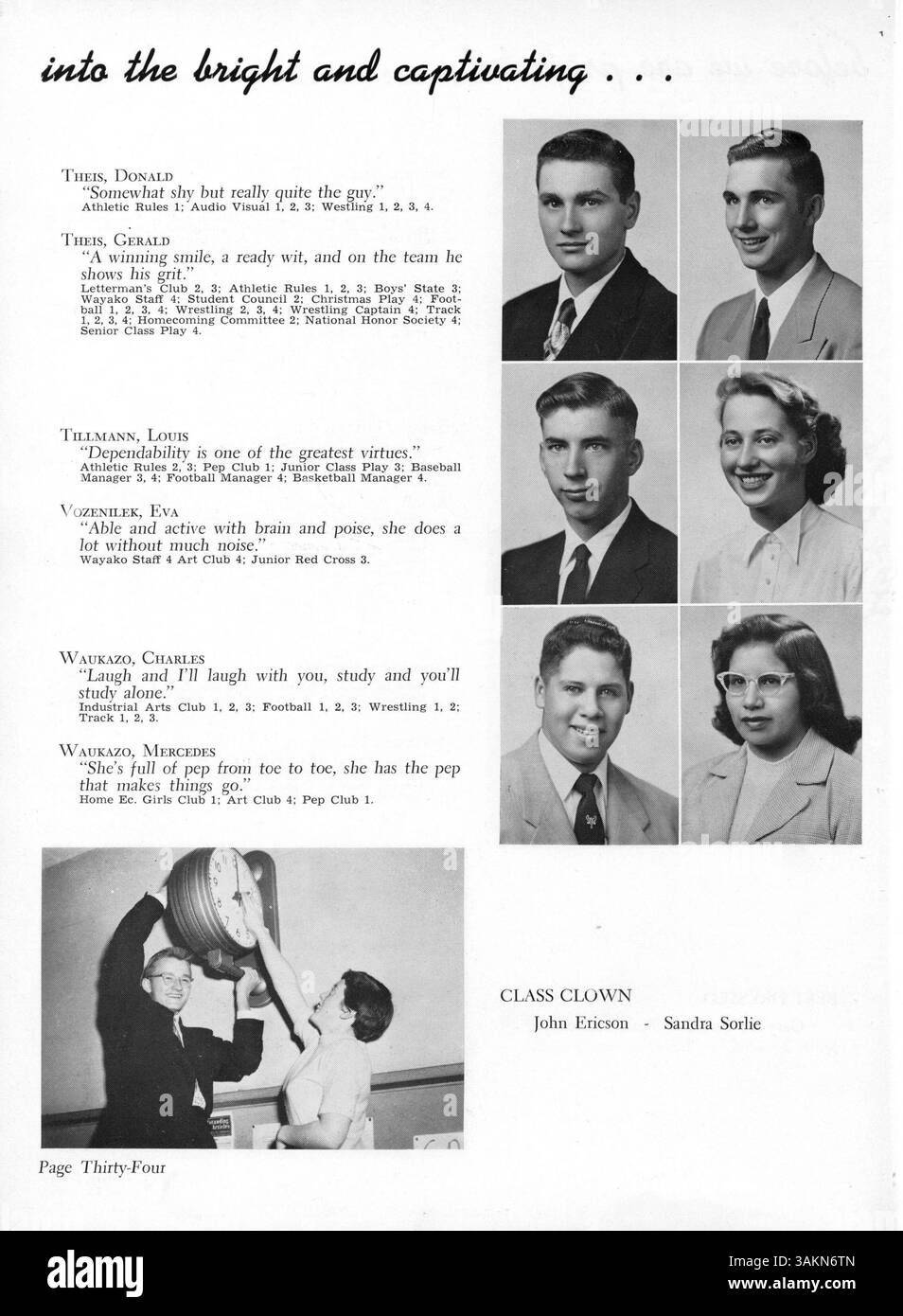 Wayzata High School's 1954 yearbook captures the achievements and ...