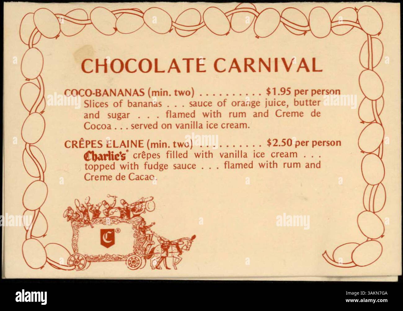 A second view of Charlie's Cafe Exceptionale Chocolate Carnival Tent ...