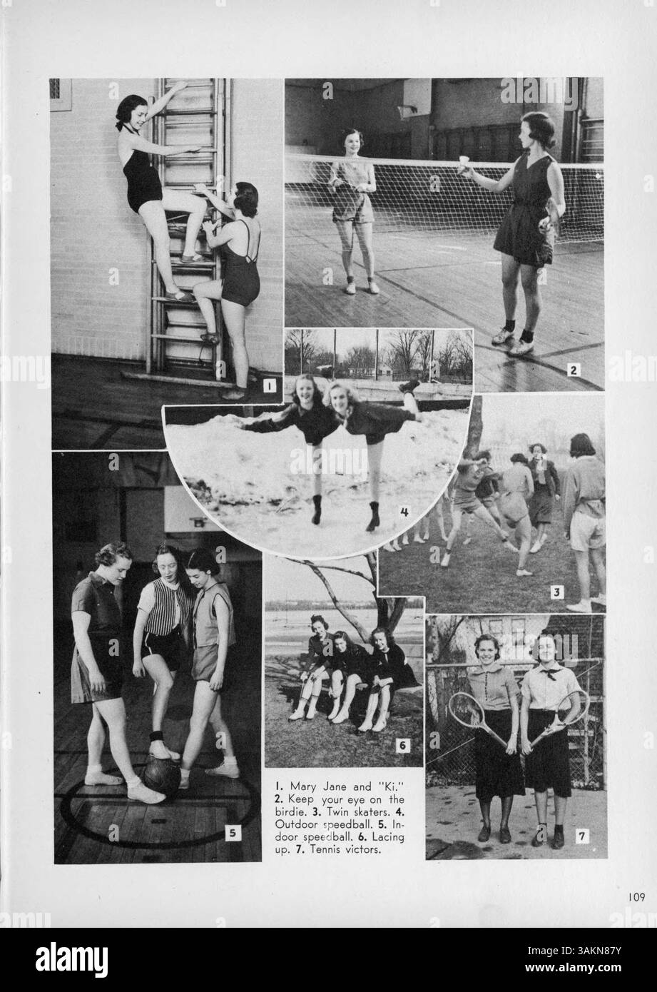 The 1938 Wahian Yearbook captures the students, teachers, sports teams ...