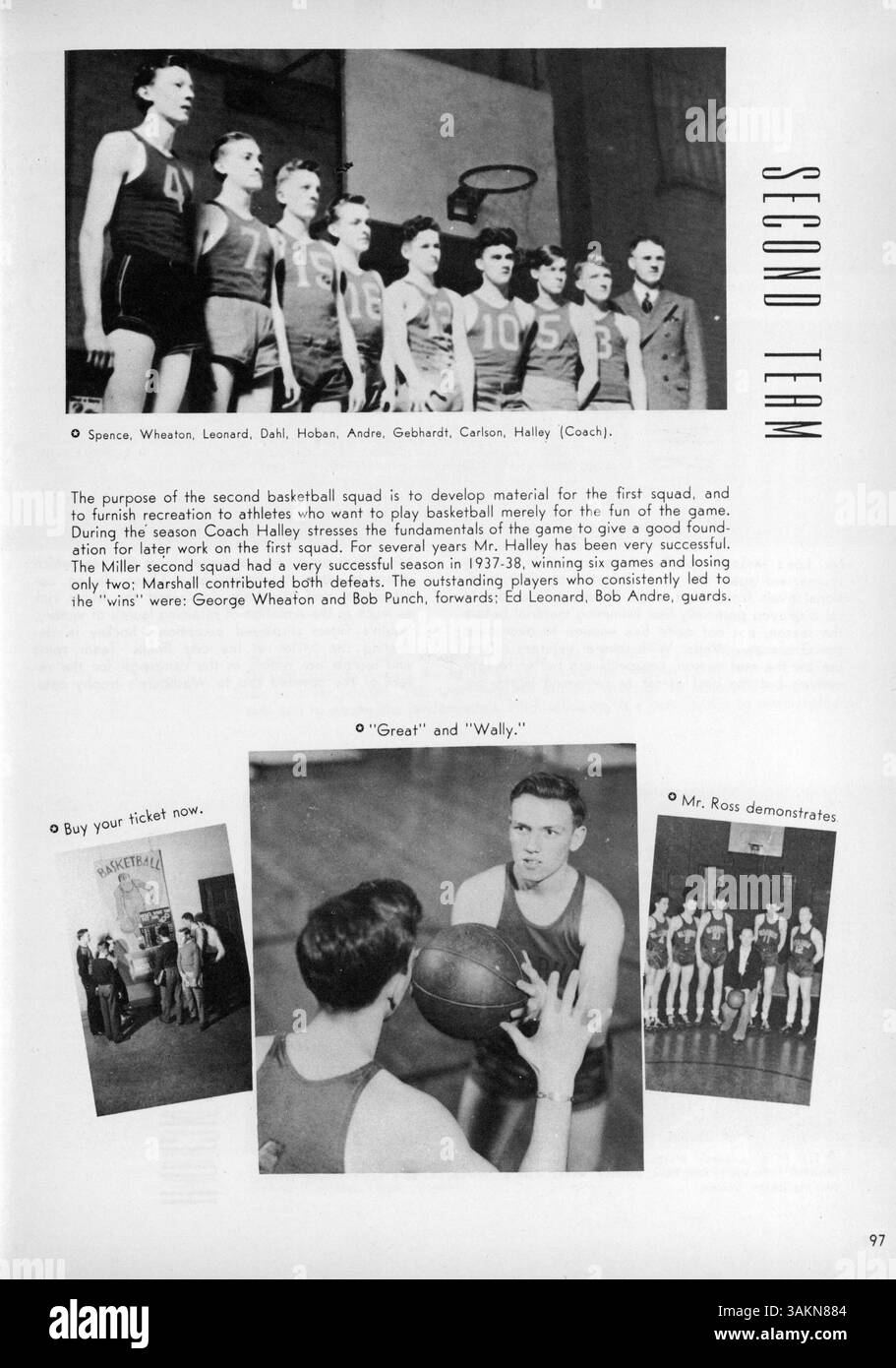 The Wahian yearbook from 1938 highlights the students, teachers ...