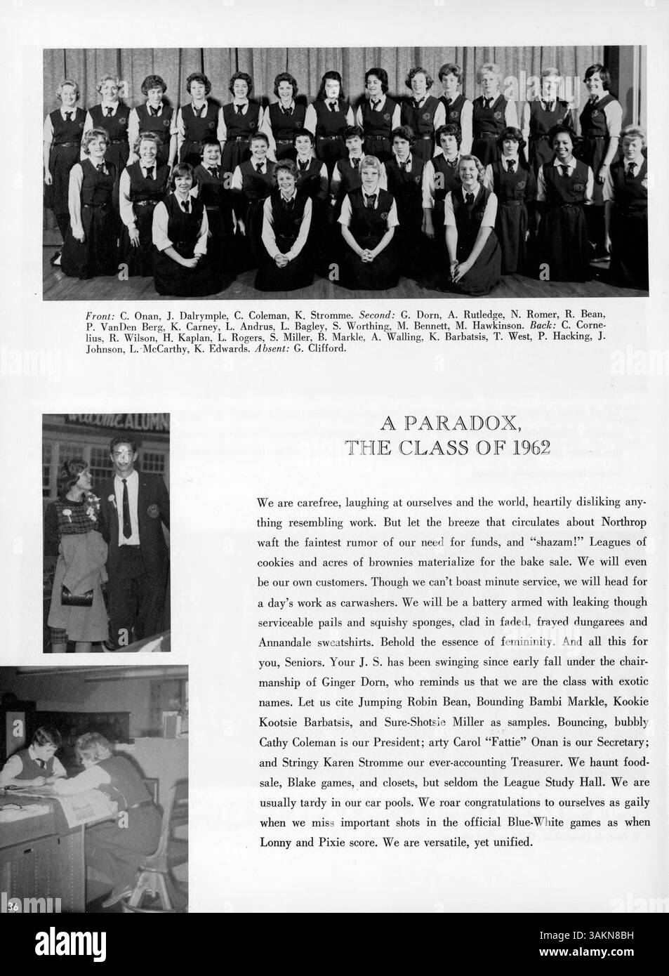 The 1961 Tatler yearbook from Northrop Collegiate High School captures ...