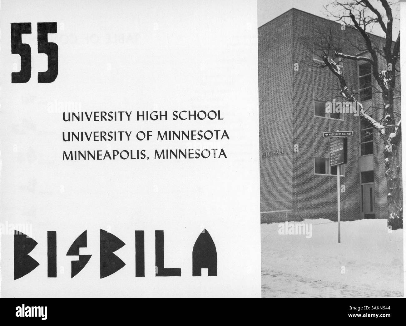 The 1955 Bisbila Yearbook from University High showcases a year in the ...